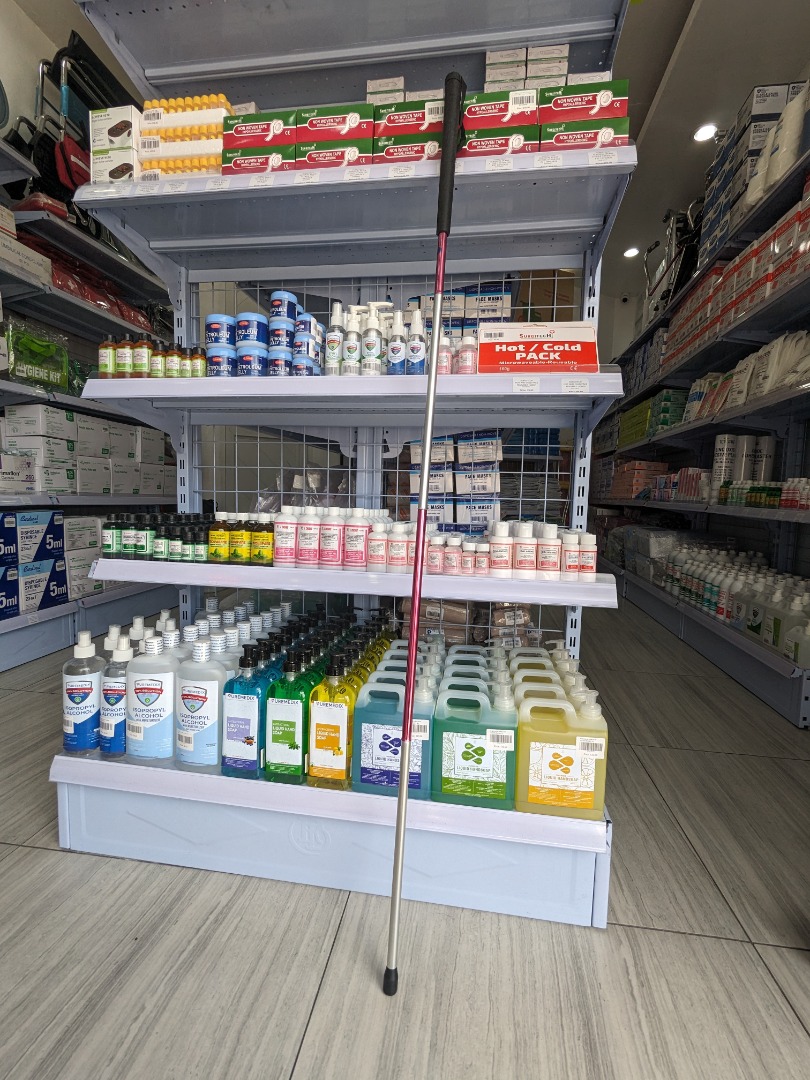 TUNGKOD PANG BULAG- BLIND STICK; FOLDABLE- WITH LEATHER CASE INCLUDED ...