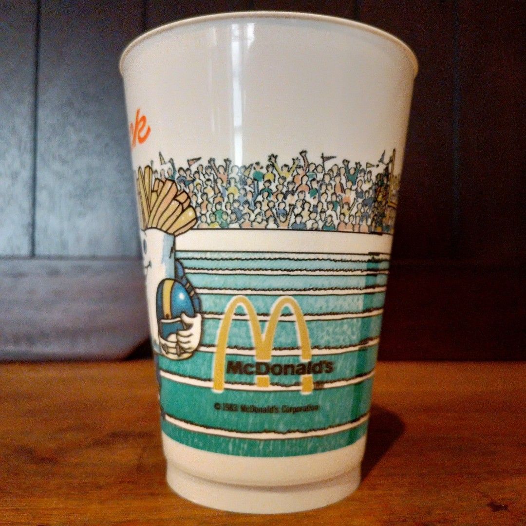 Vintage ‘80s McDonald's "Leader of the Pack" Plastic Cup; © 1983 ...