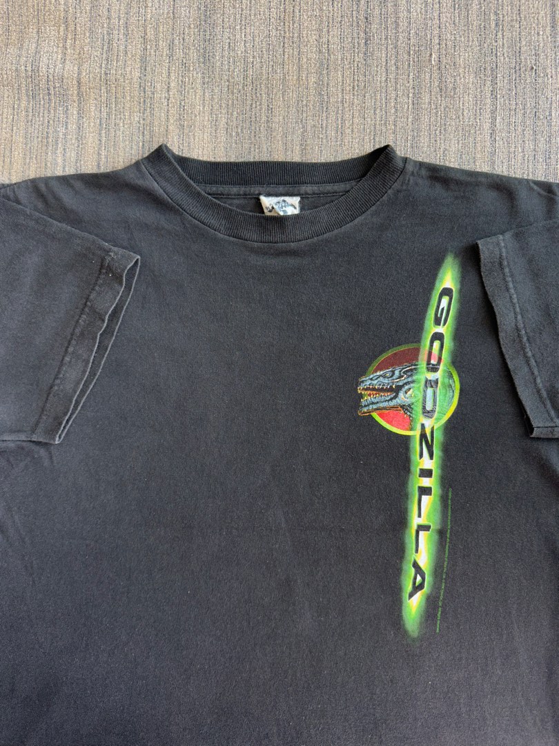Vintage 90’s Godzilla Movie USA, Men's Fashion, Tops & Sets, Tshirts ...