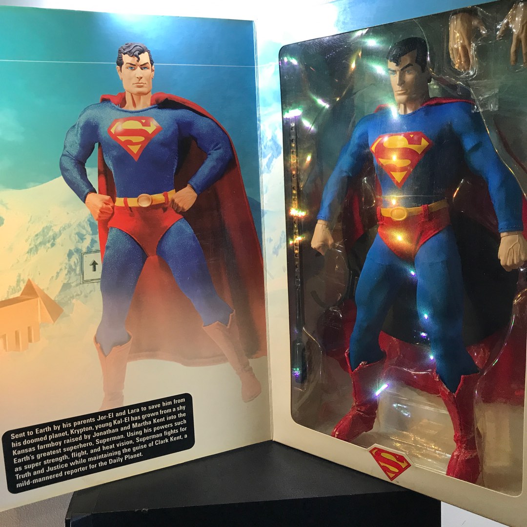 Vintage Superman Classic DC Direct 13” Deluxe Collector Figure 1/6 ...