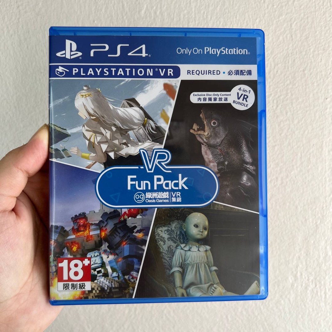 VR Fun Pack Oasis Game Used PS4 game, Video Gaming, Video Games ...