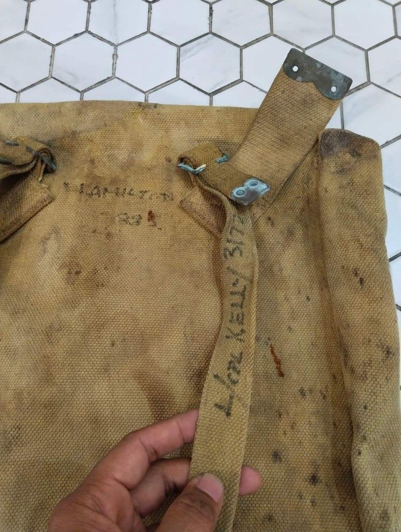WW2 British Backpack Vintage, Men's Fashion, Bags, Backpacks on Carousell