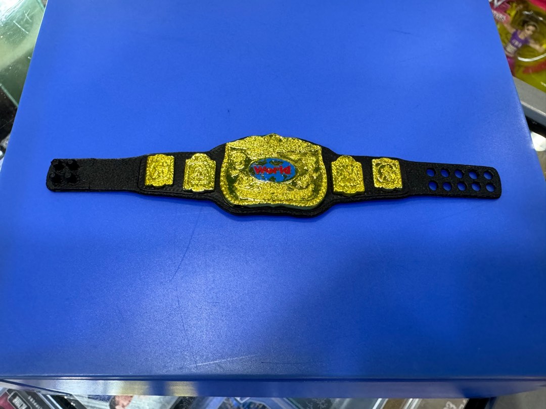 WWE Mattel Figure Belt Classic World Tag Team Belt, Hobbies & Toys ...