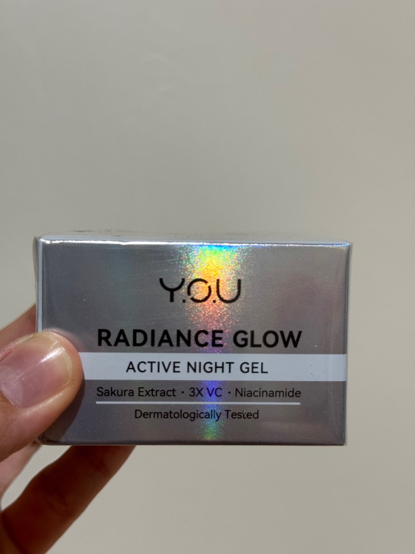 YOU Radiance Glow Active Night Gel with Sakura Extract Vitamin C ...