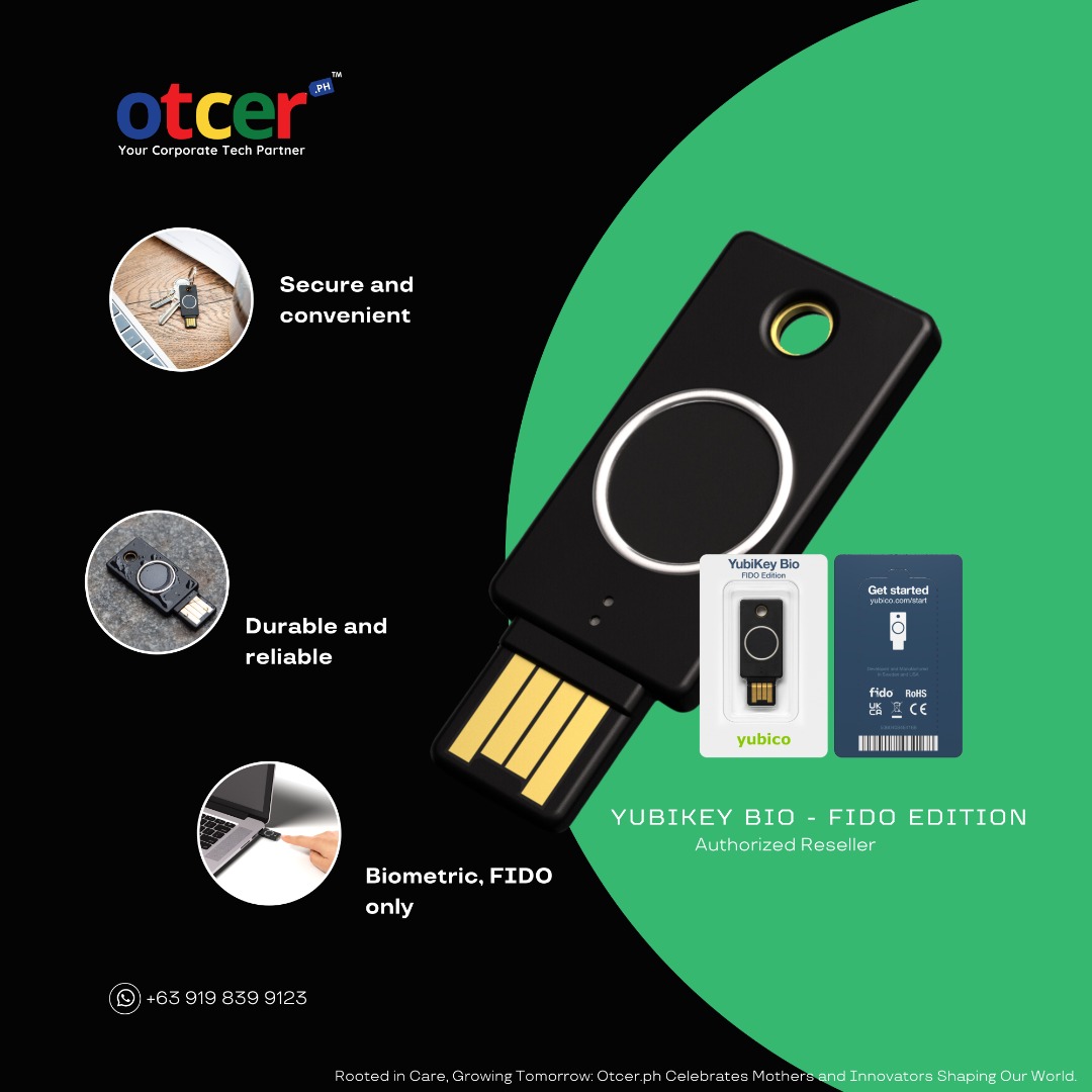 YubiKey Bio - FIDO Edition, Computers & Tech, Office & Business ...