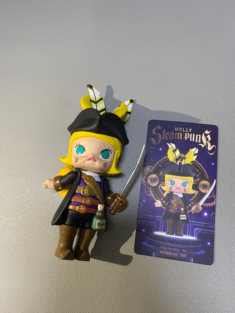 100% Authentic POPMART Molly Steam Punk - Pirate Fox Molly - Nia ...