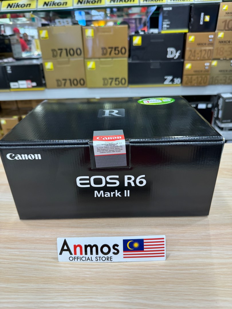 100% BRAND NEW CANON EOS R6 MARK II R6M2 R6 II BODY ONLY (3 YEARS ORIGINAL CANON MALAYSIA SET ...