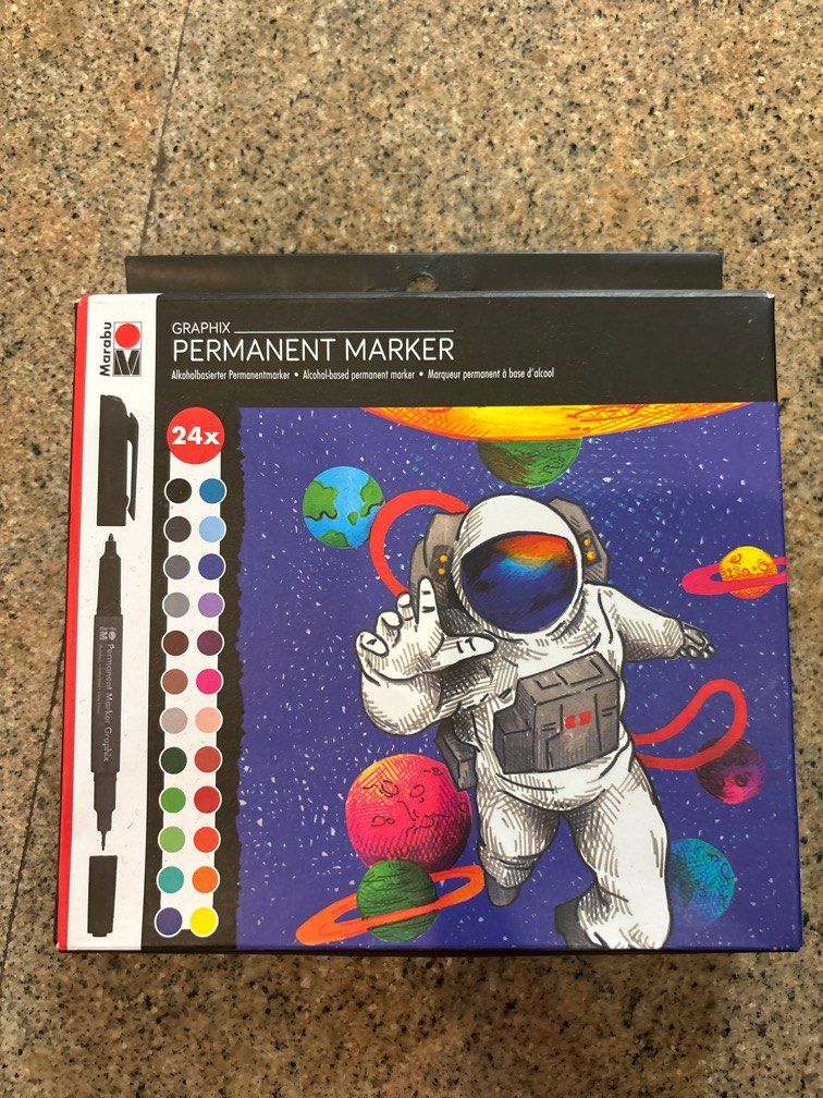 21 Graphix Permanent Markers, Hobbies & Toys, Stationery & Craft, Art ...