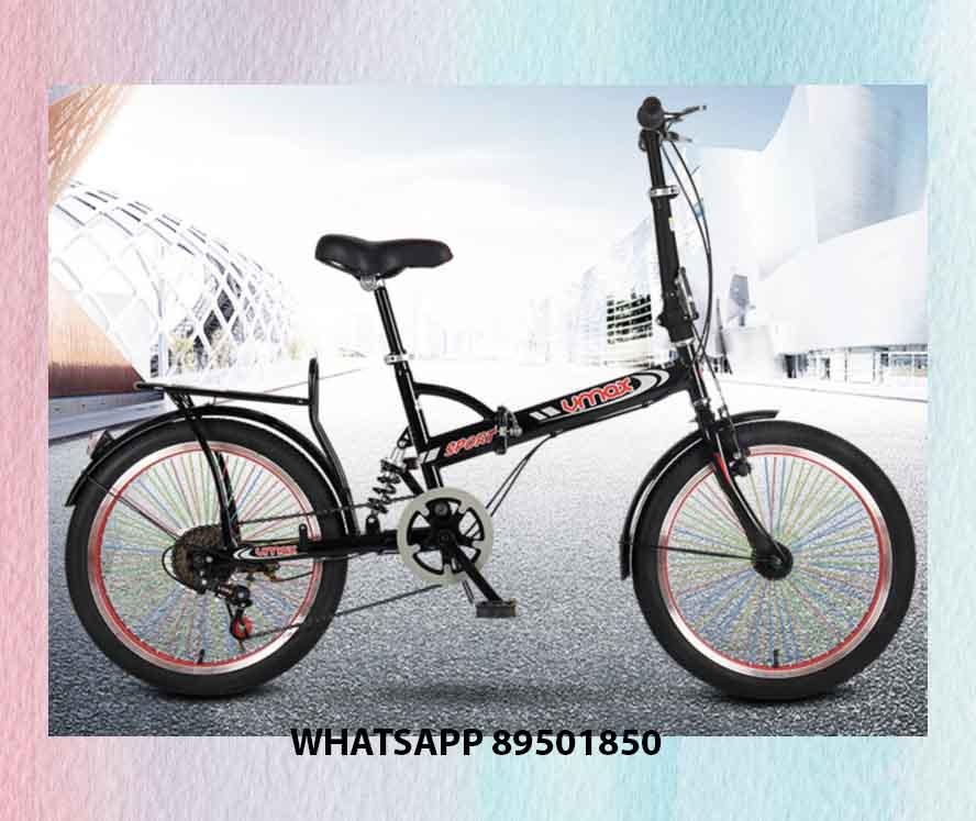 26 inch 21 Speeds [3-Blade][Black] Begasso Foldable Bike Shimano Gear ...