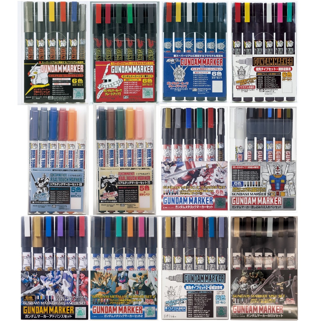 [27th April] Gundam Markers Set, Hobbies & Toys, Stationery & Craft ...