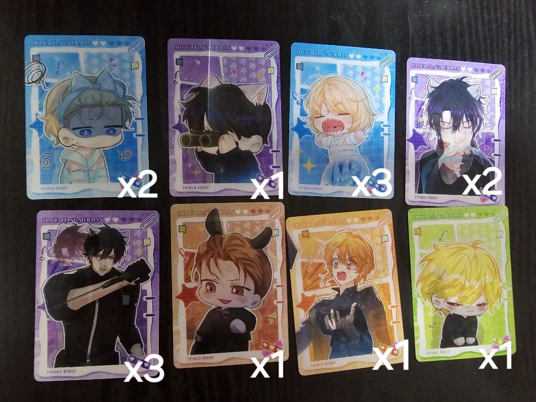 人鱼陷落 the fallen merman trading cards vol2, Hobbies & Toys, Memorabilia ...