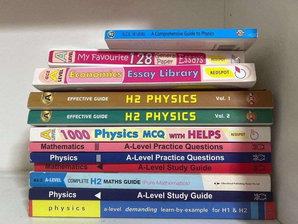 A level physics, chem, math assessment books, Hobbies & Toys, Books ...