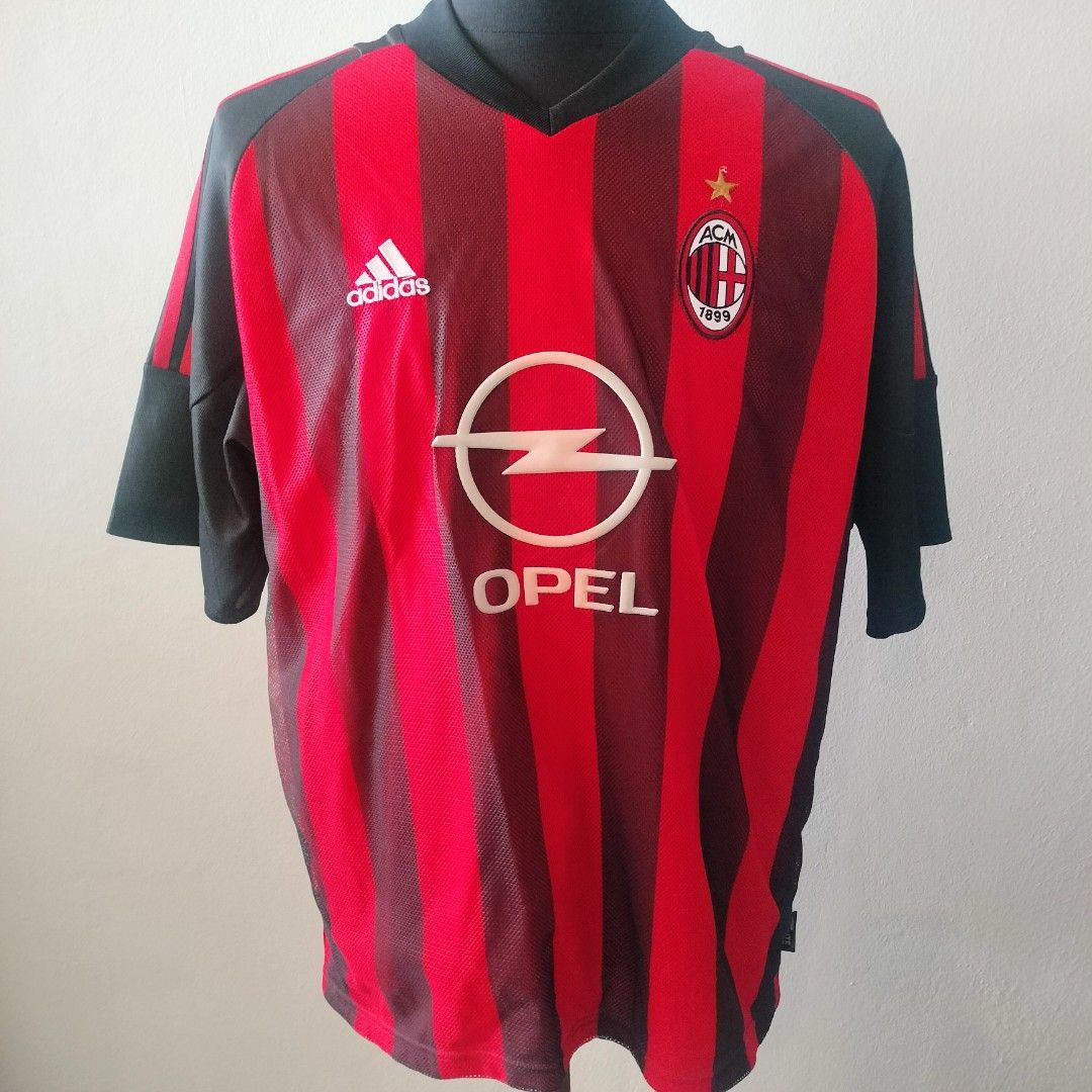 ADIDAS AC MILAN 2002-2003 HOME JERSEY SHIRT, Sports Equipment, Other ...