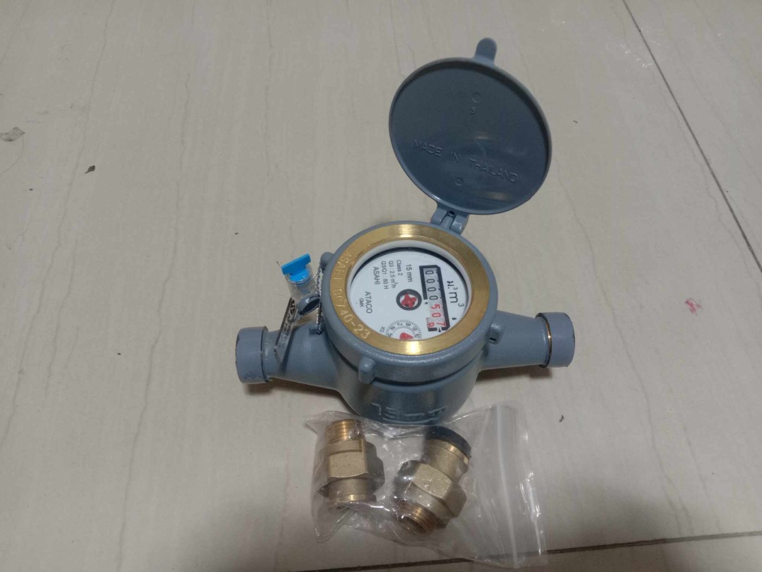ASAHI WATER METER, Calibrated w/ Cert. . ., Commercial & Industrial ...