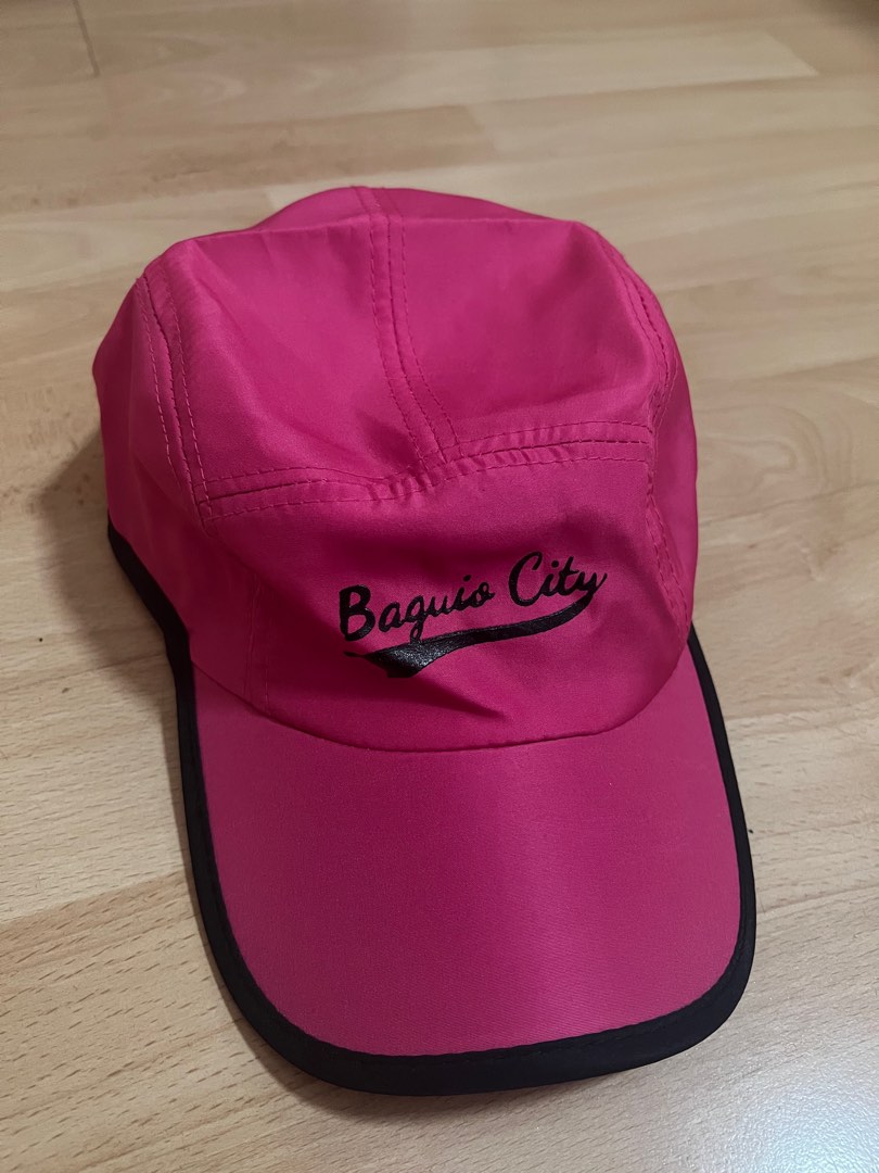 Baguio City Hot Pink Running Cap, Women's Fashion, Watches ...