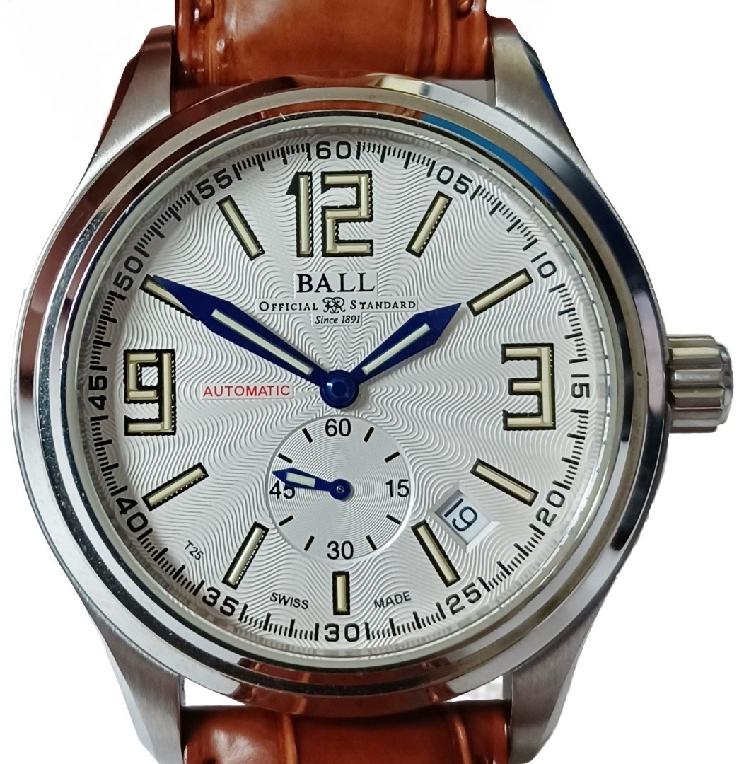 BALL Watch Trainmaster automatic 機械自動錶, 名牌, 手錶 - Carousell