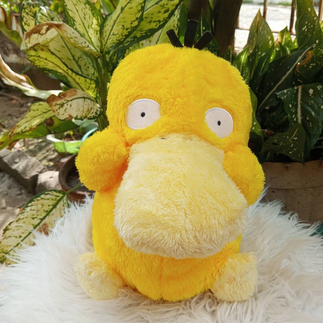 BANPRESTO Pokemon Sun and Moon Psyduck Super Fluffy Plush Toy, Hobbies ...