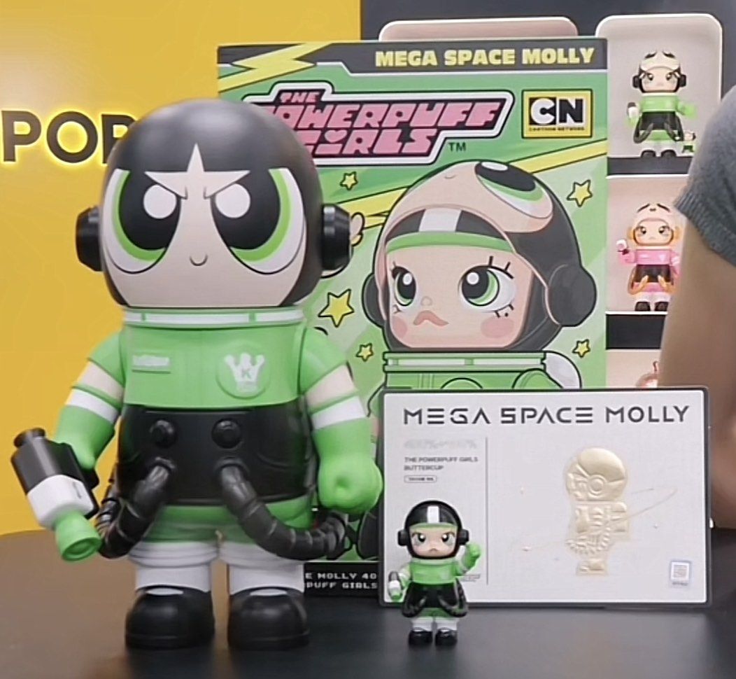 Bnib Popmart Mega Space Molly Powerpuff Girls Bubble Hobbies And Toys 1241