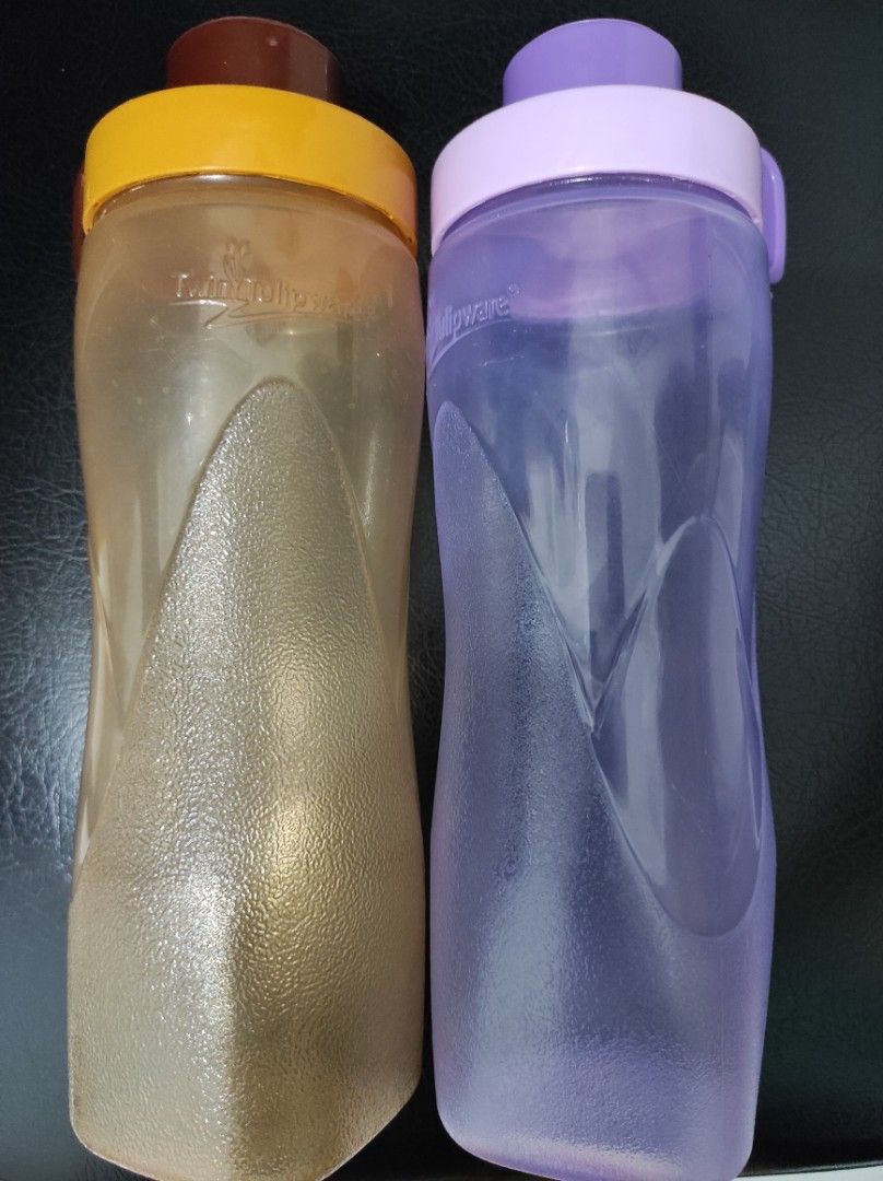 2x botol minum Twin Tulipware 600 ml, Kitchen & Appliances di Carousell