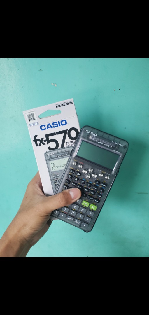 CASIO FX-570 ES PLUS Transparent, Mobile Phones & Gadgets, Other ...
