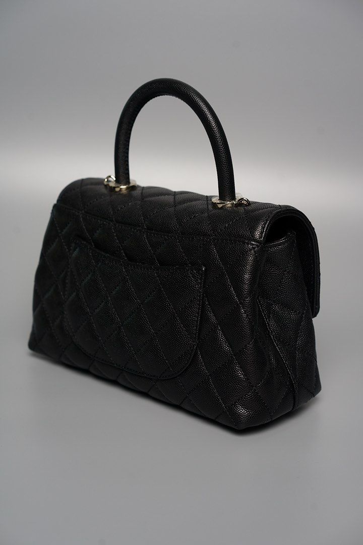 Chanel Mini Coco Handle in Black Caviar Ghw, Luxury, Bags & Wallets on ...