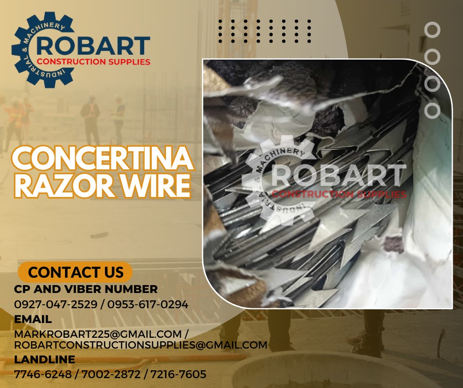 Concertina Razor Wire, Commercial & Industrial, Construction Tools ...