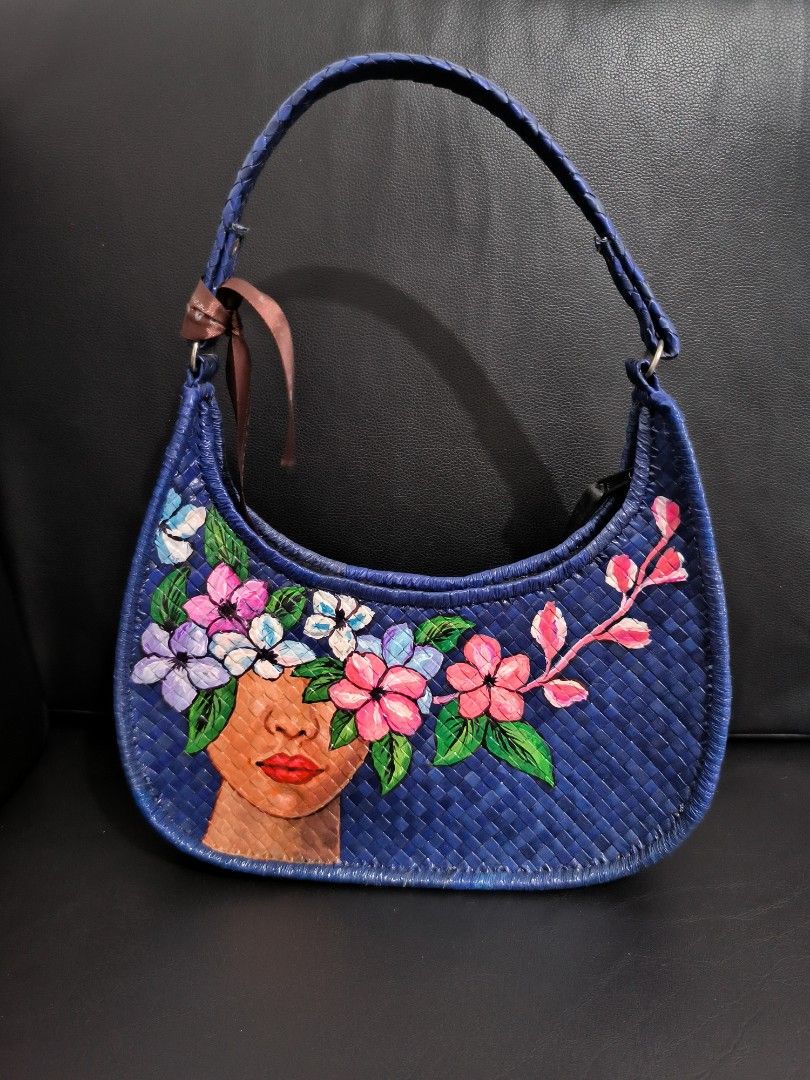 Custom Hand painted Shoulder Bag, Women's Fashion, Bags & Wallets ...
