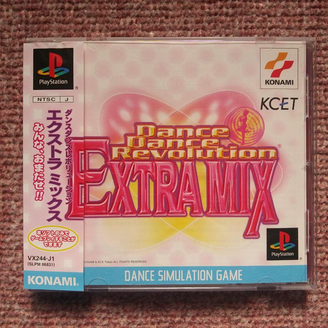 中古 罕有 原裝 日版 playstation ps1 PS Konami Games ddr dance dance revolution 跳舞機 跳舞game ddr extra mix ...