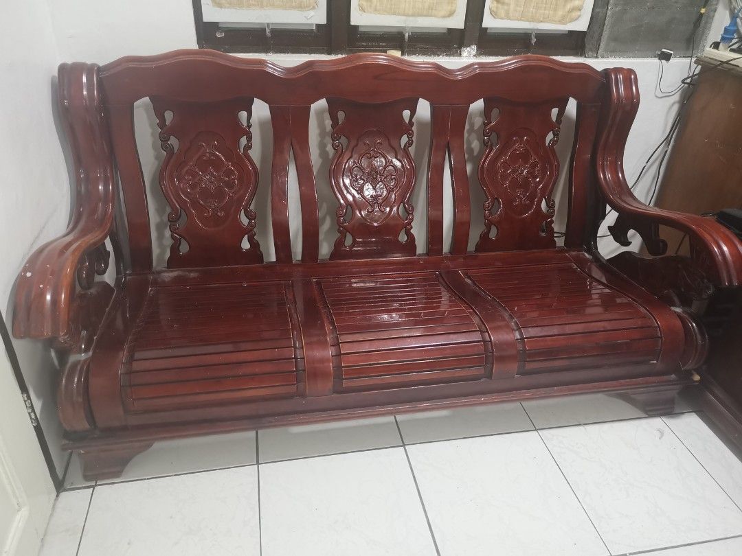 Dragon Sala Set Malaysian Wood, Furniture & Home Living, Furniture ...
