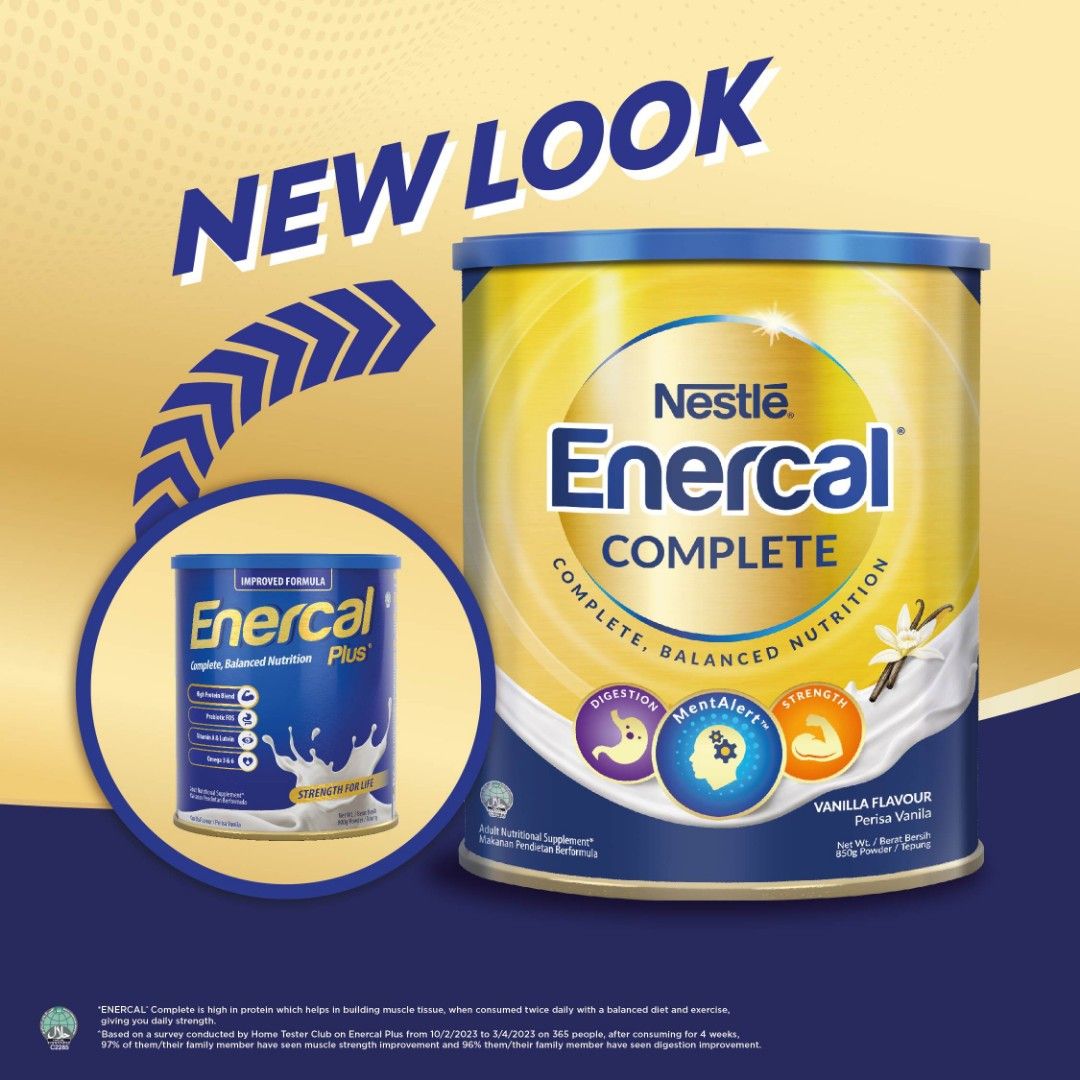 Enercal Complete 2×850gm, Food & Drinks, Beverages on Carousell