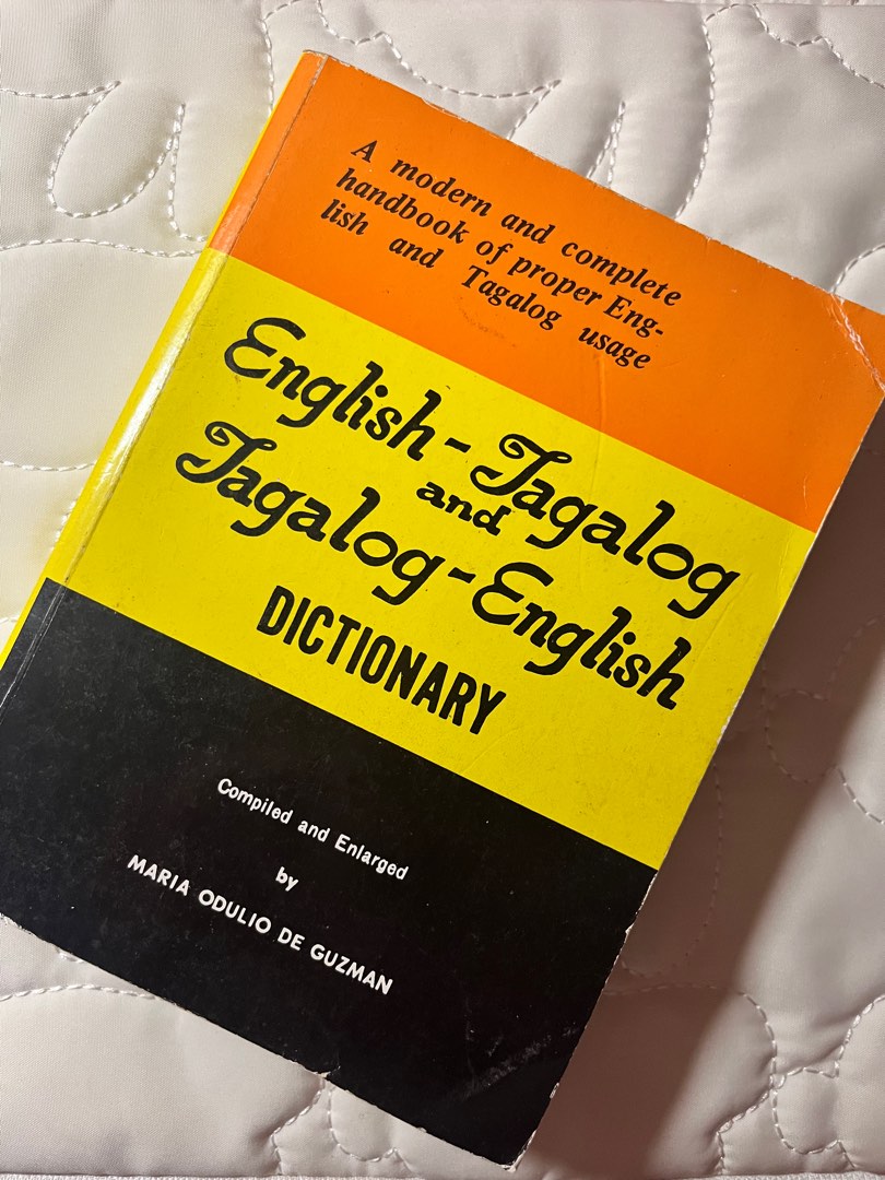 English - Tagalog Dictionary, Hobbies & Toys, Books & Magazines ...