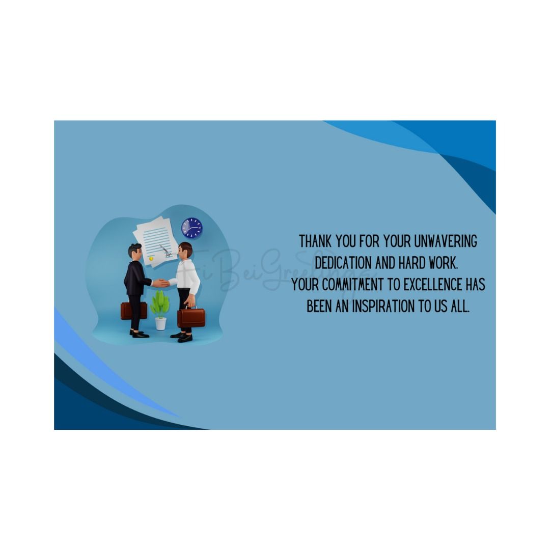FiBei Greetings Thank You Card - Title: Unwavering Dedication!, Hobbies ...