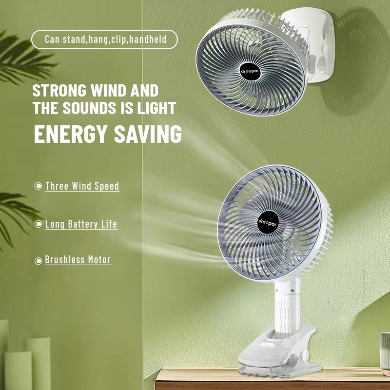Foldable Clip Fan Multifunctional Desktop Summer Cooling Handheld Desk ...
