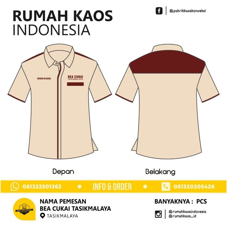 FREE CUSTOM DESAIN KEMEJA VECTOR!! LANGSUNG KONVEKSI !! WA 0811-222 ...