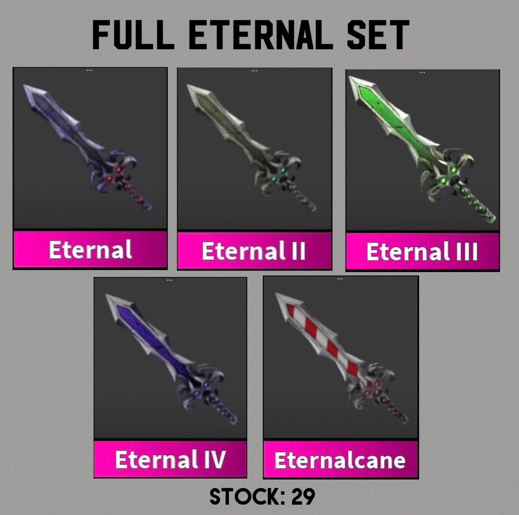 Full Eternal Set | MM2 Game (READ DESC), Video Gaming, Gaming Accessories, In-Game Products on ...