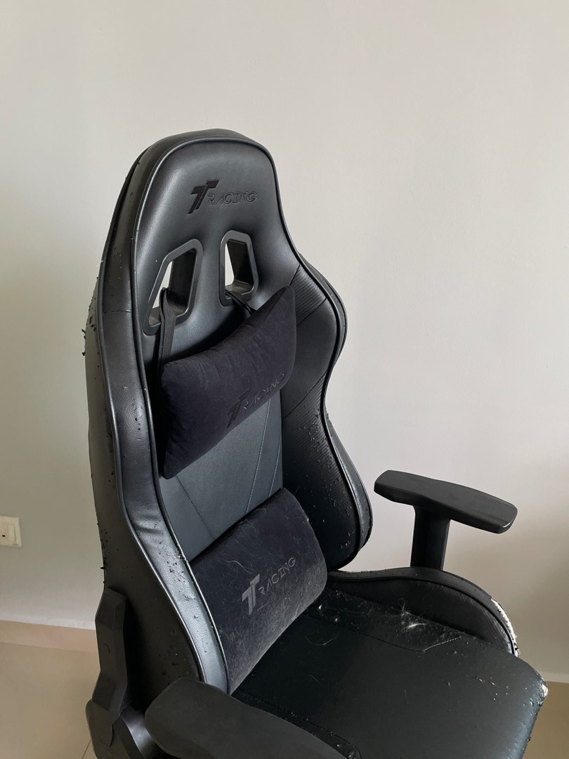 Gaming chair with Cat Defect, Furniture & Home Living, Furniture ...