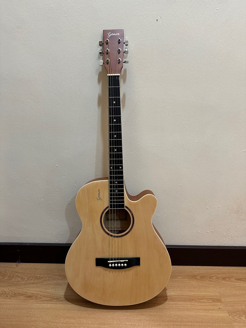 Gemia Acoustic Guitar, Hobbies & Toys, Music & Media, Musical ...