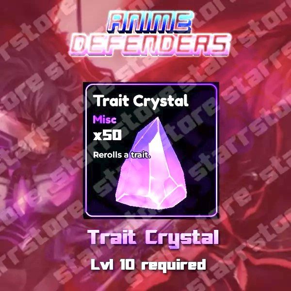 Gems$2.4/10k Anime defender TRAIT GEMS🔥, Video Gaming, Gaming ...