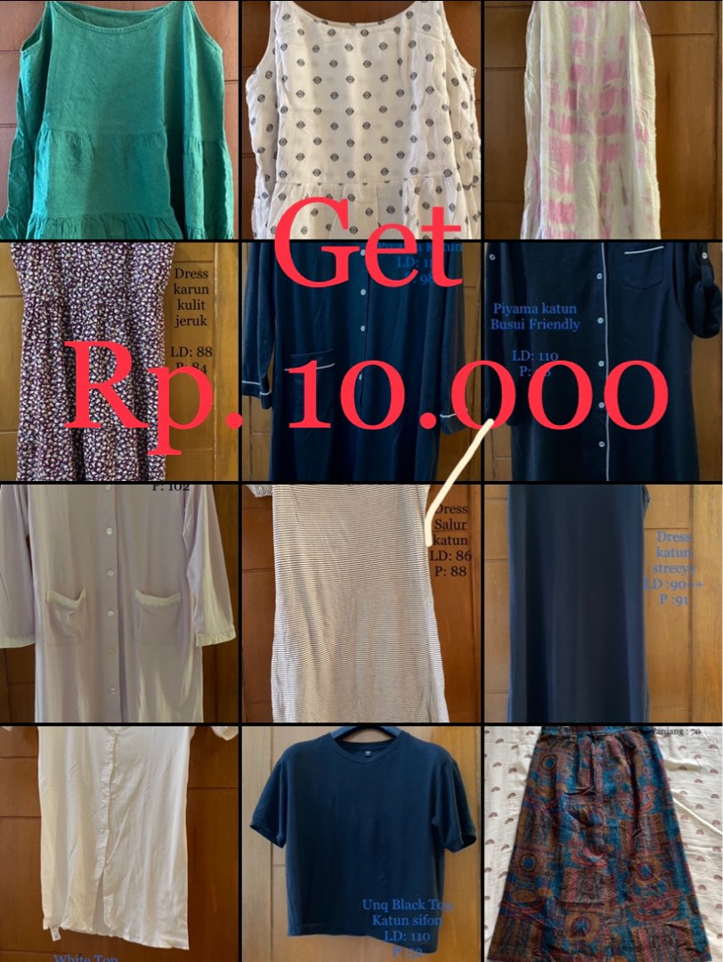 Get 10k, Fesyen Wanita, Pakaian Wanita, Gaun & Rok di Carousell