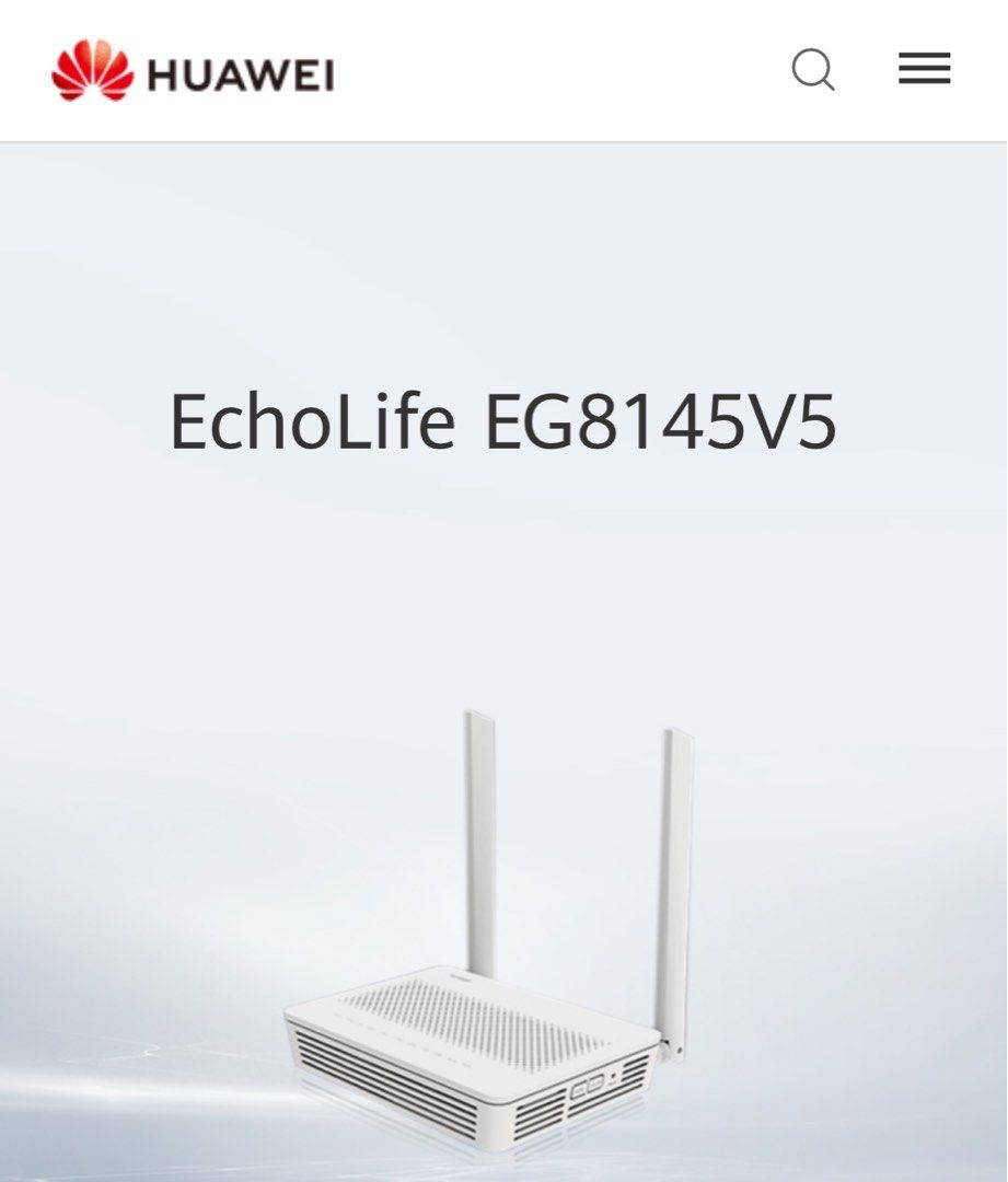 Huawei echolife HG8145V5, Computers & Tech, Parts & Accessories ...