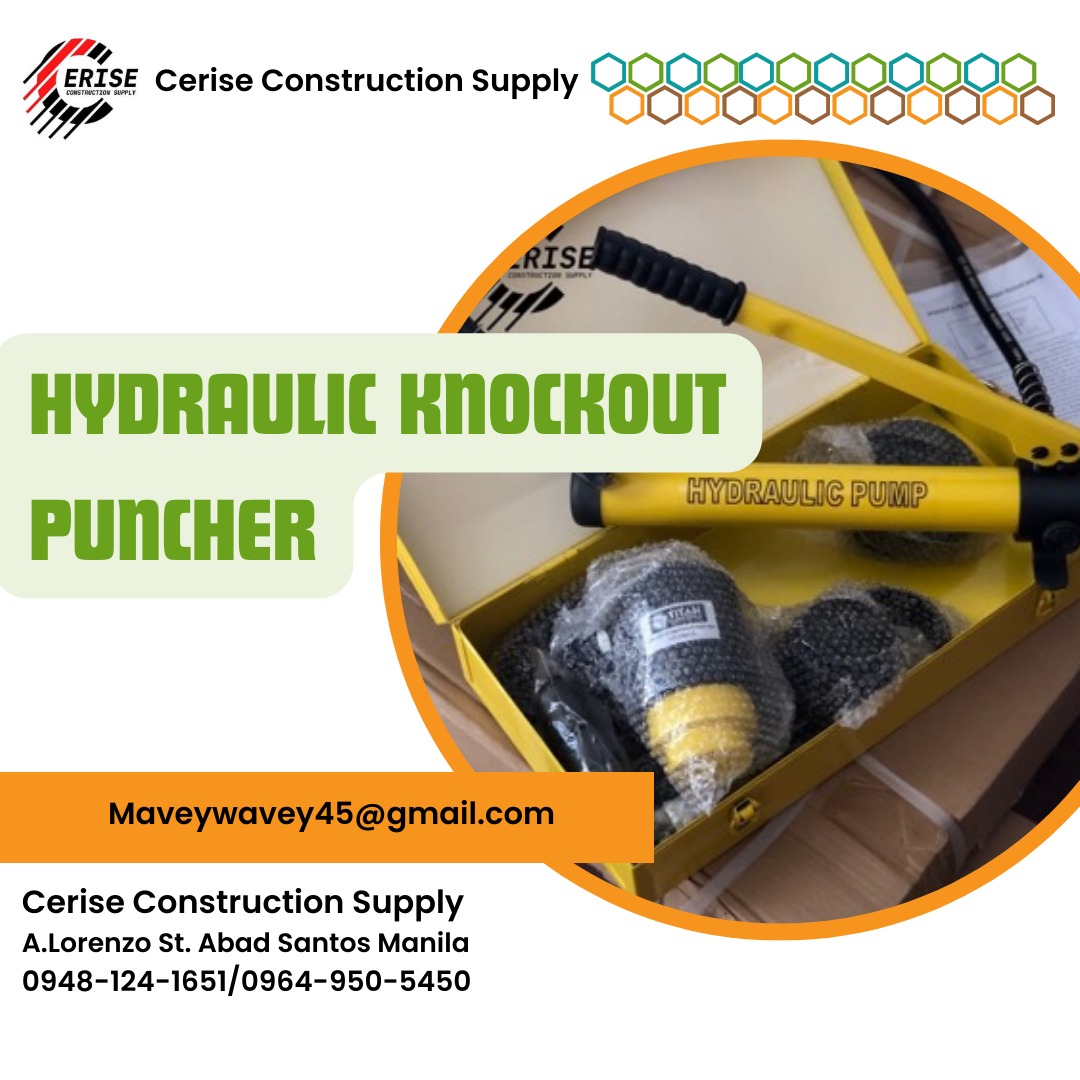 Hydraulic Knockout Puncher, Commercial & Industrial, Construction Tools ...