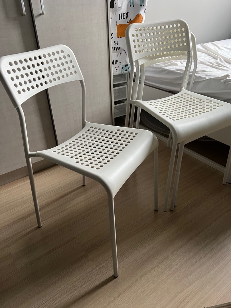 Ikea ADDE chair 4pcs, Furniture & Home Living, Furniture, Chairs on ...