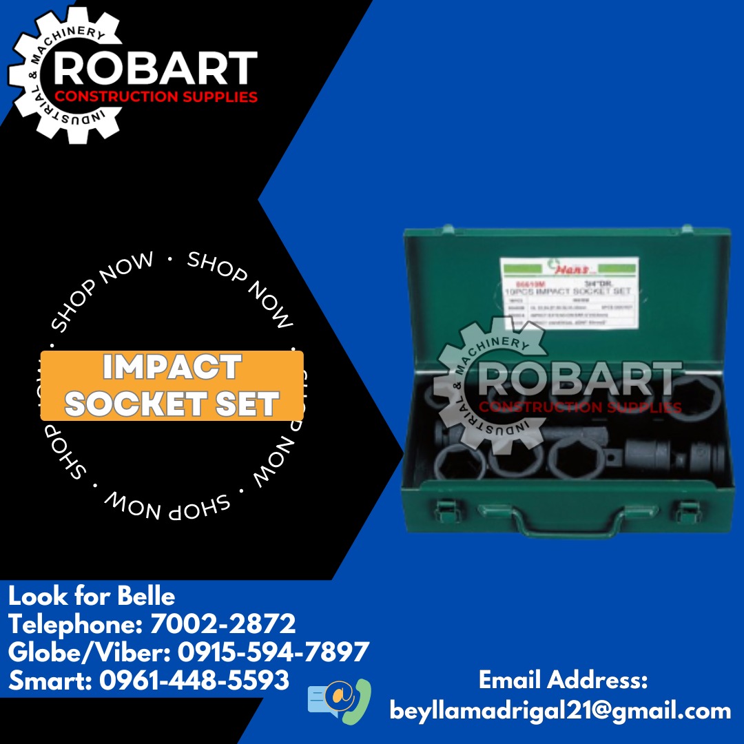 Impact Socket Set, Commercial & Industrial, Construction Tools ...