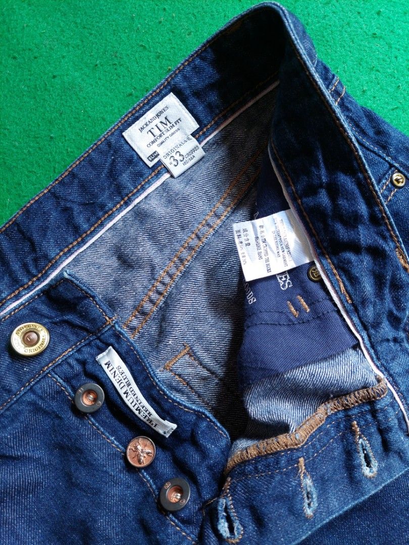 Jack & jones selvedge denim , not levis lee wrangler evisu momotaro naked and famous samurai ...