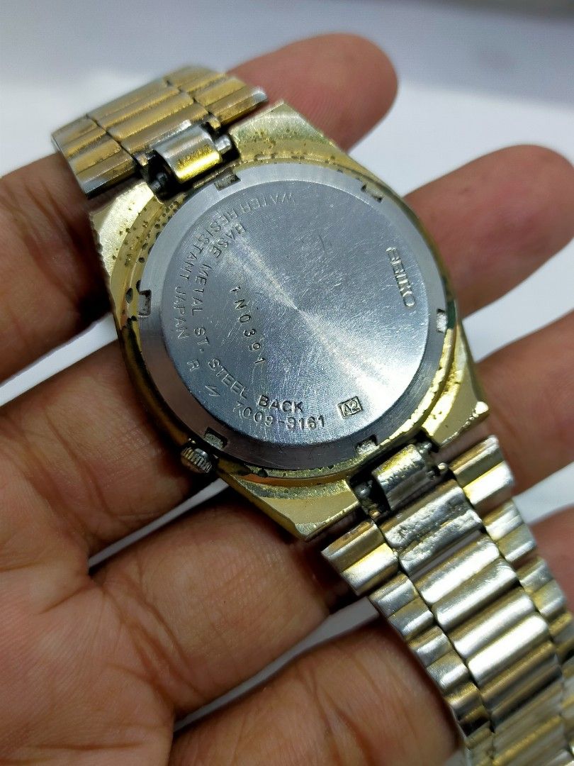 Jam Tangan Seiko 5 Military Automatic Japan Vintage Cal 7009, Fesyen Pria, Jam Tangan di Carousell