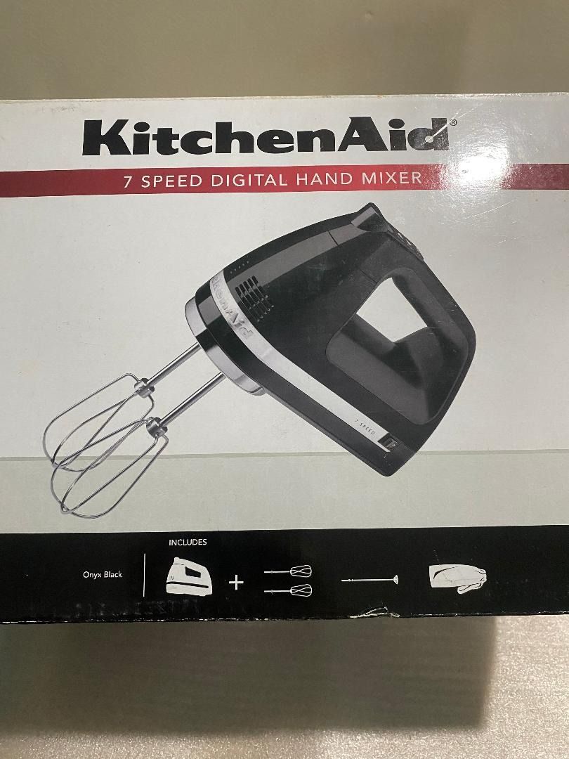 KitchenAid 7 Speed Digital Display Hand Mixer Voltage 220V~, TV & Home ...