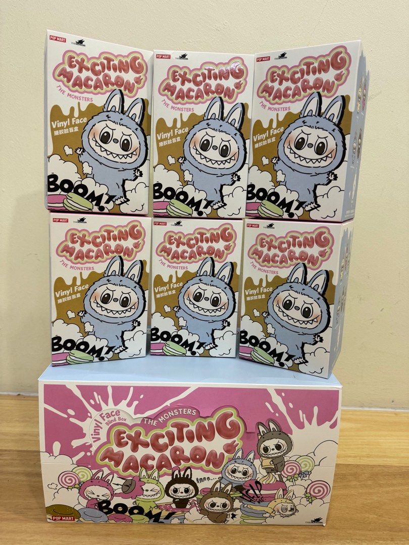 Labubu tasty macaron, Hobbies & Toys, Toys & Games on Carousell