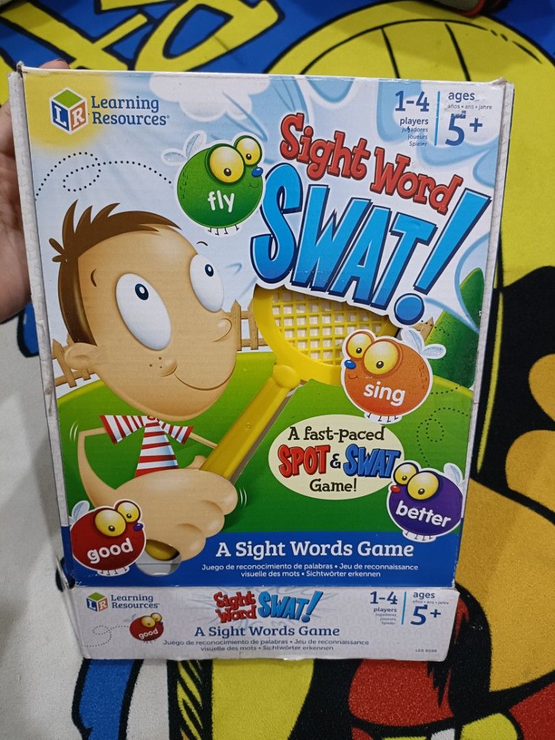Learning Resources Sight Word SWAT, Hobbies & Toys, Toys & Games on ...
