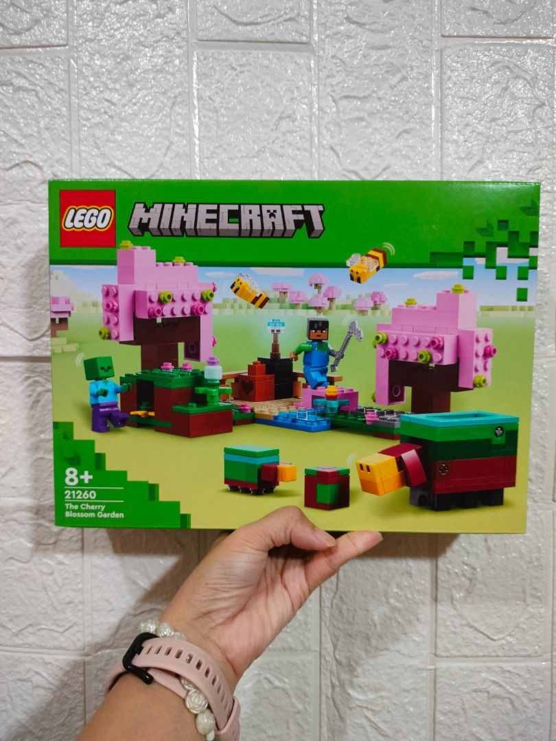 Lego MINECRAFT 21260 THE CHERRY BLOSSOM GARDEN, Hobbies & Toys, Toys ...