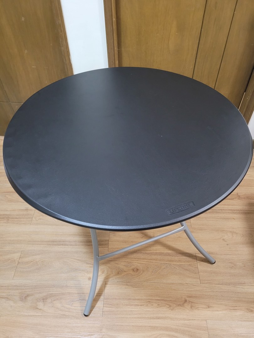 Lifetime Round Table 33”, Furniture & Home Living, Furniture, Tables ...